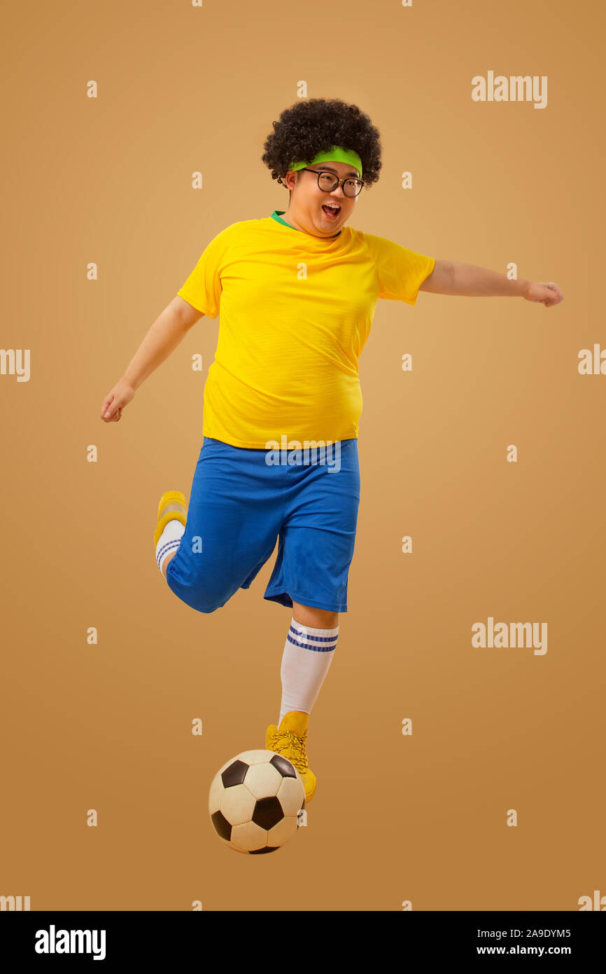 One fan cheering hi-res stock photography and images - Alamy