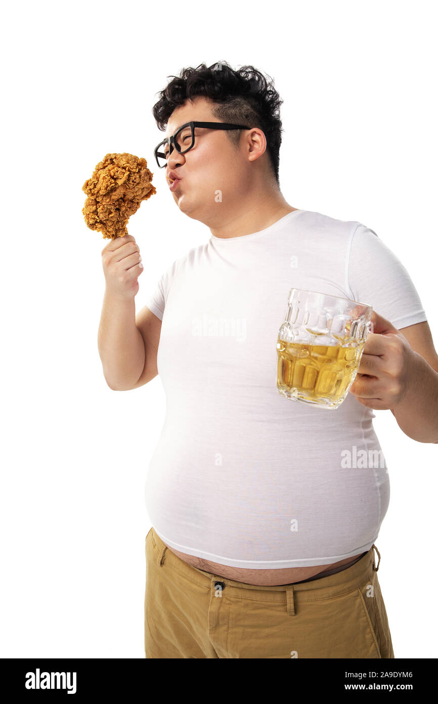 Small fat to drink beer Stock Photo - Alamy
