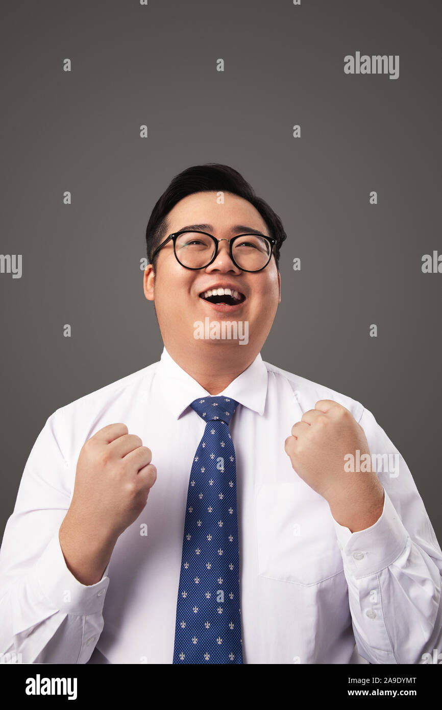 Business fat man Stock Photo - Alamy