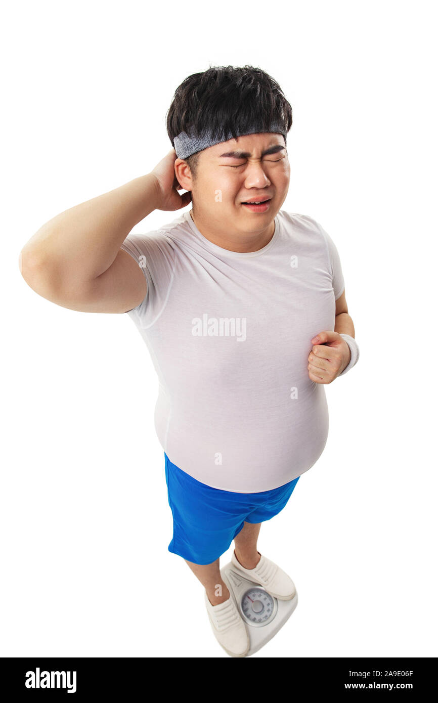Small fat weigh Stock Photo - Alamy