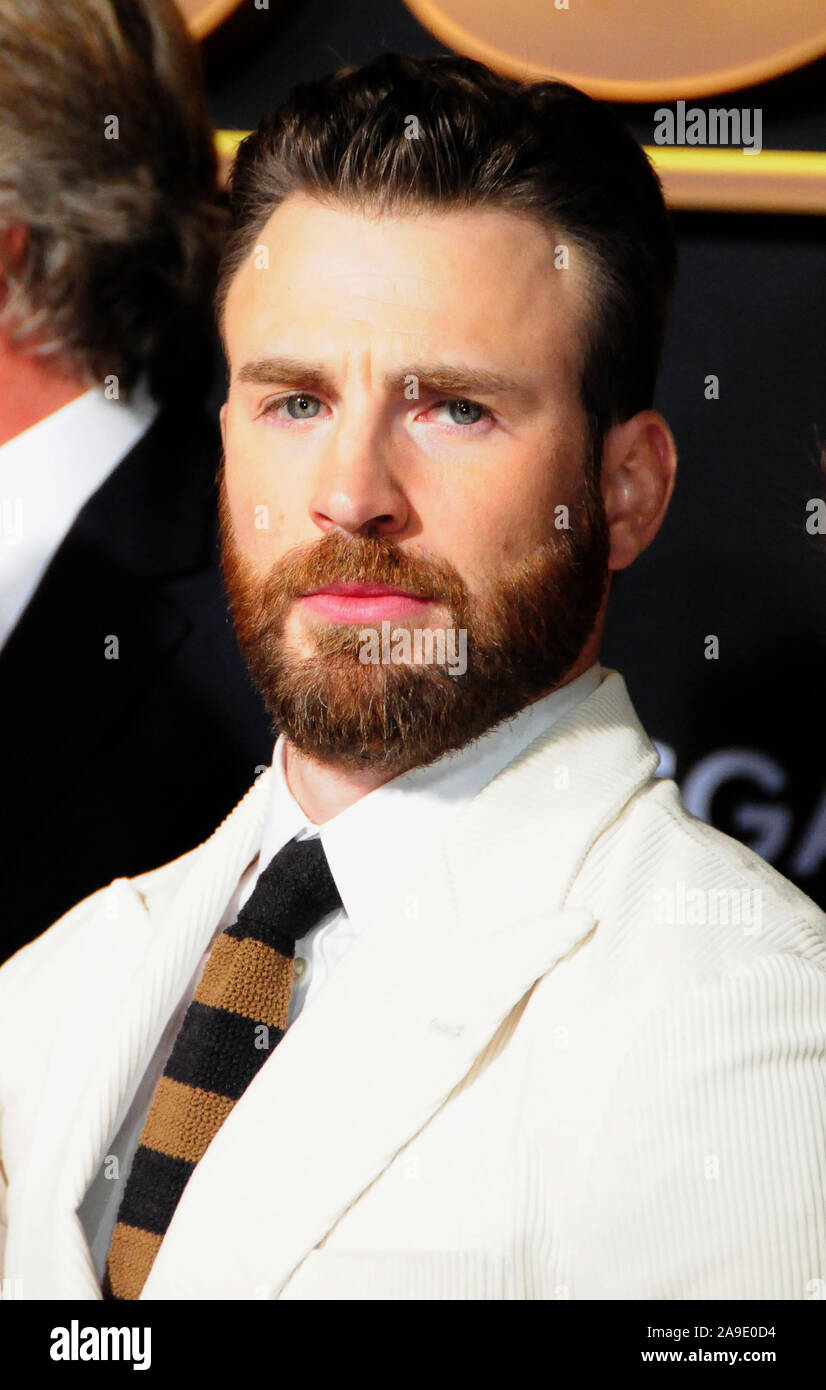 Los Angeles, California, USA 14th November 2019 Actor Chris Evans ...
