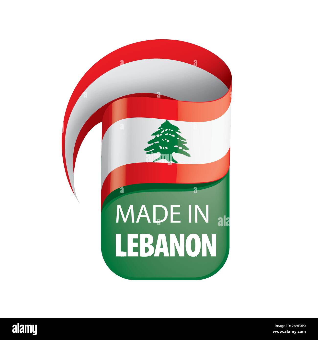 Made in lebanon label Cut Out Stock Images & Pictures - Alamy