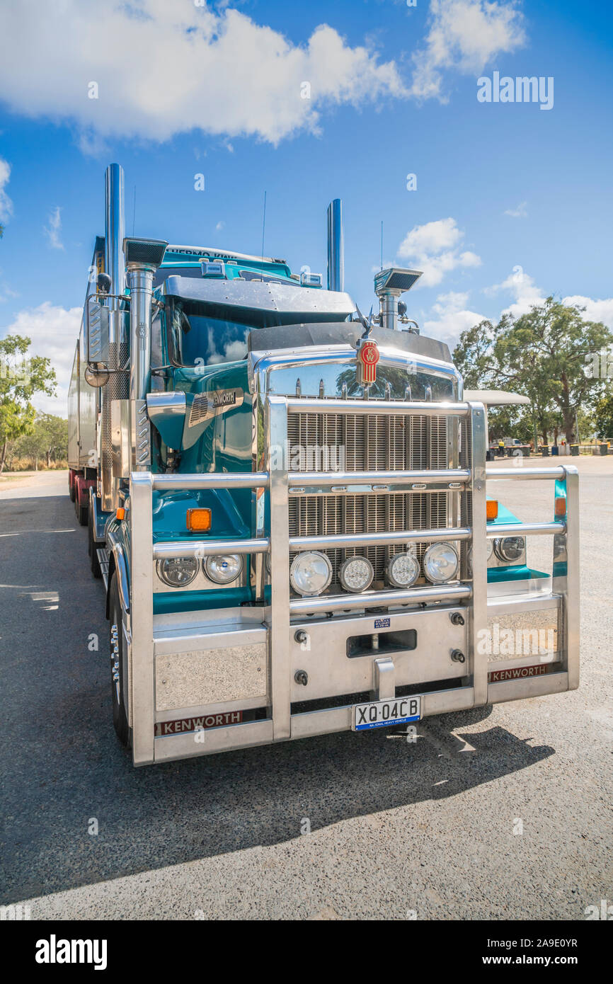 Australia, Road Train Stock Photo - Alamy