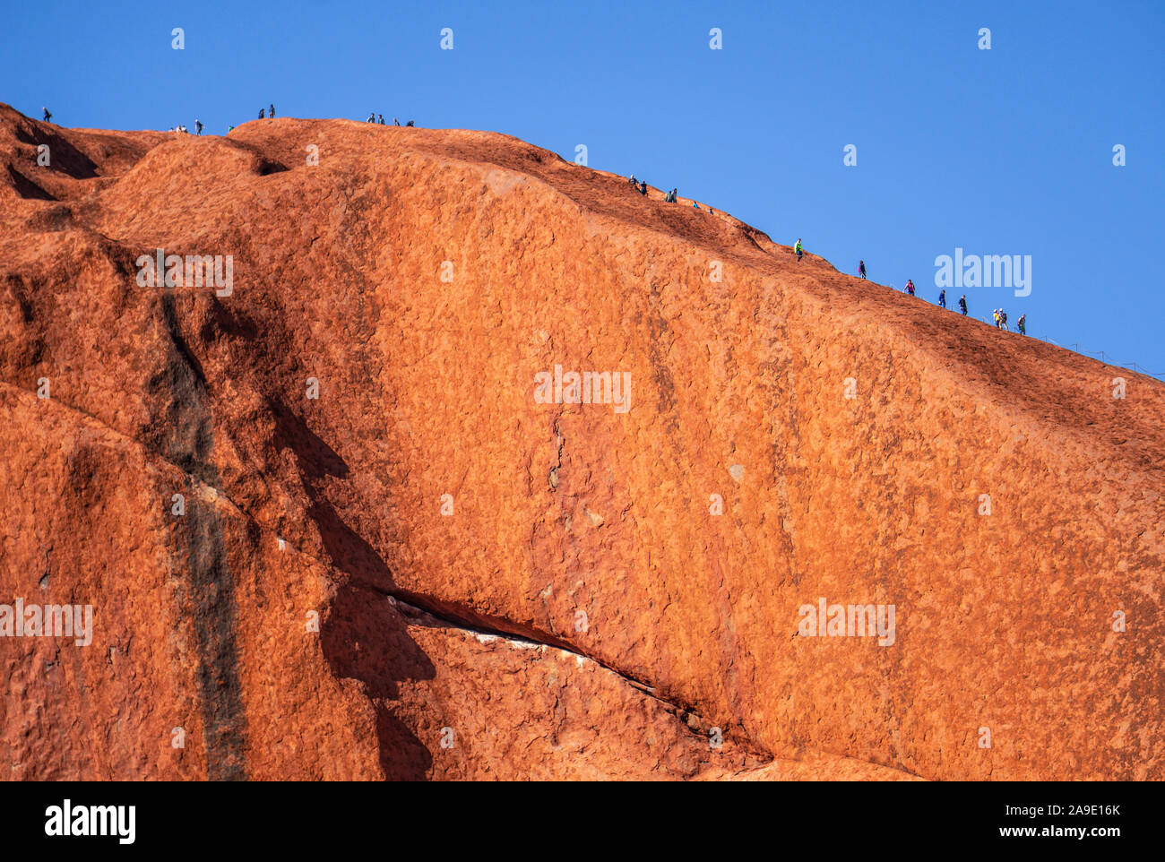 Australia, holy place of Ayers Rock / Uluru Stock Photo - Alamy