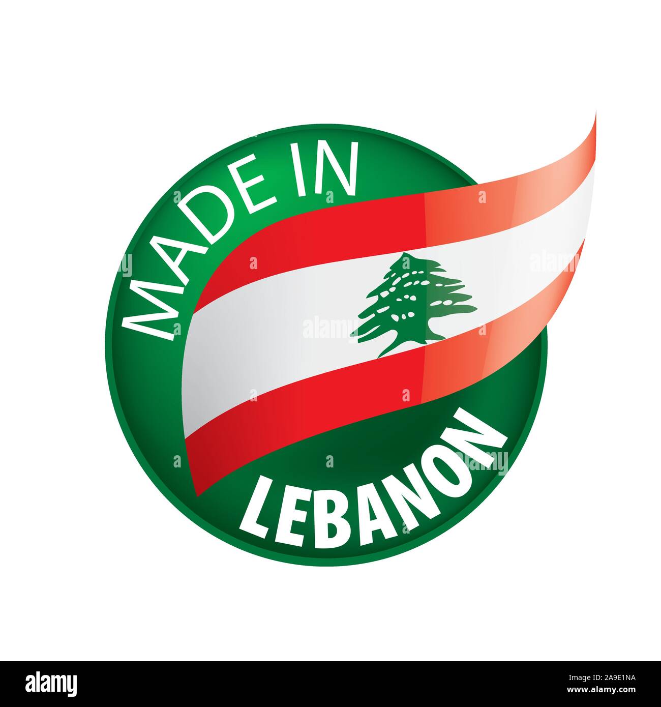 Made in lebanon label Cut Out Stock Images & Pictures - Alamy