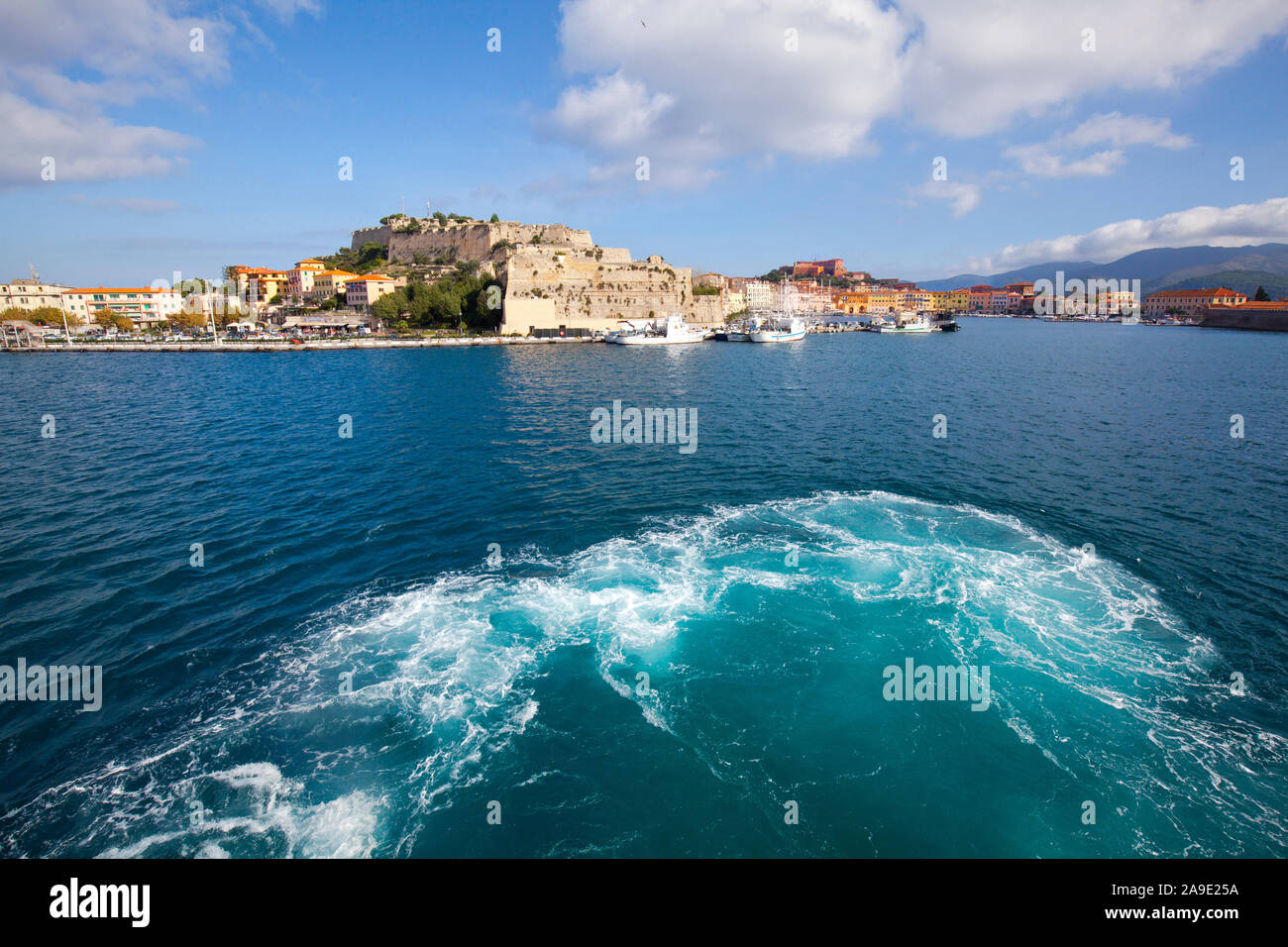 Ferry port portoferraio elba hi-res stock photography and images - Alamy