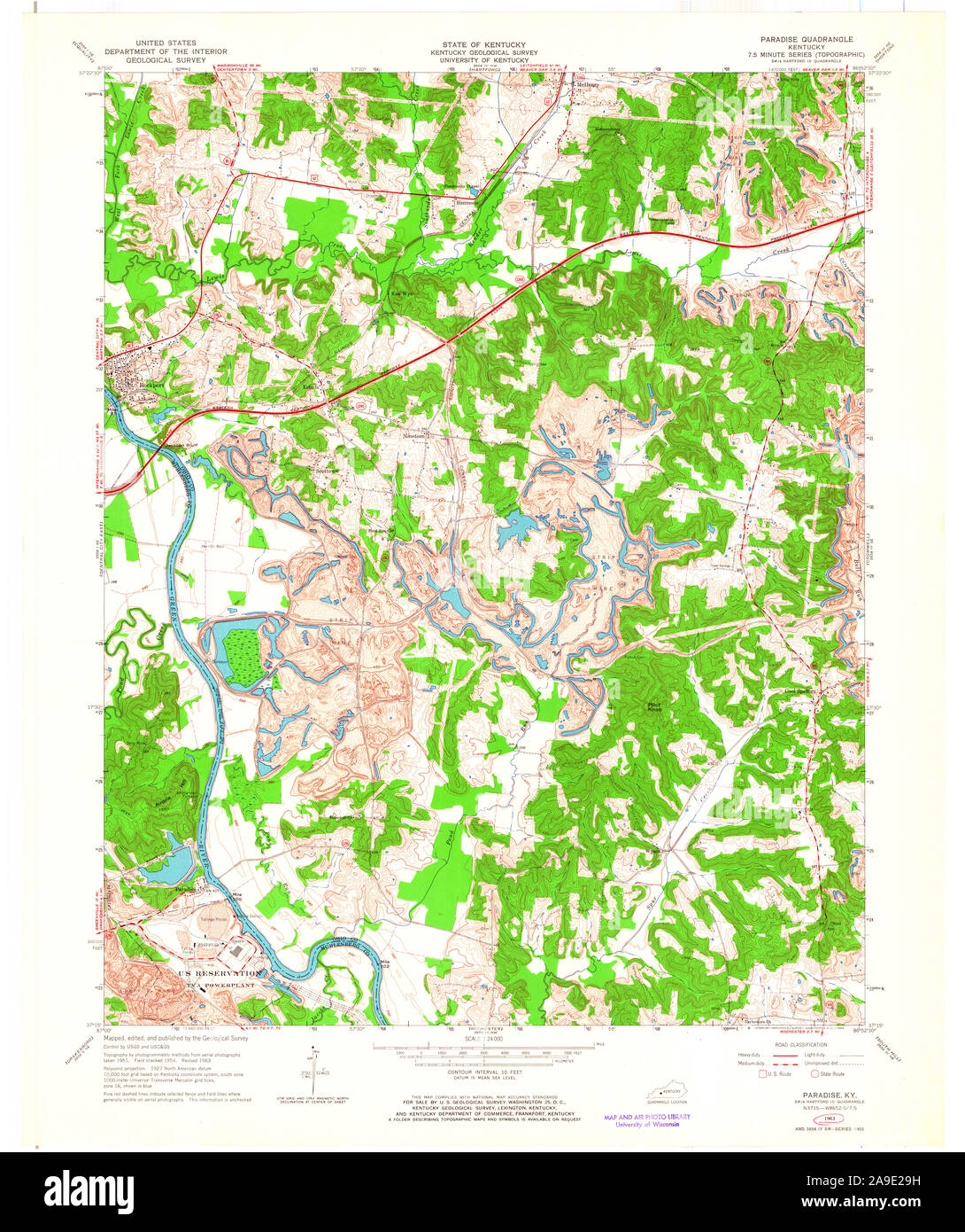 Paradise kentucky hi-res stock photography and images - Alamy