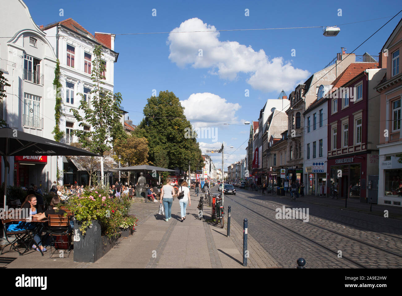 Old Bremen houses in the Ostertorsteinweg, Bremen, Germany, Europe ...