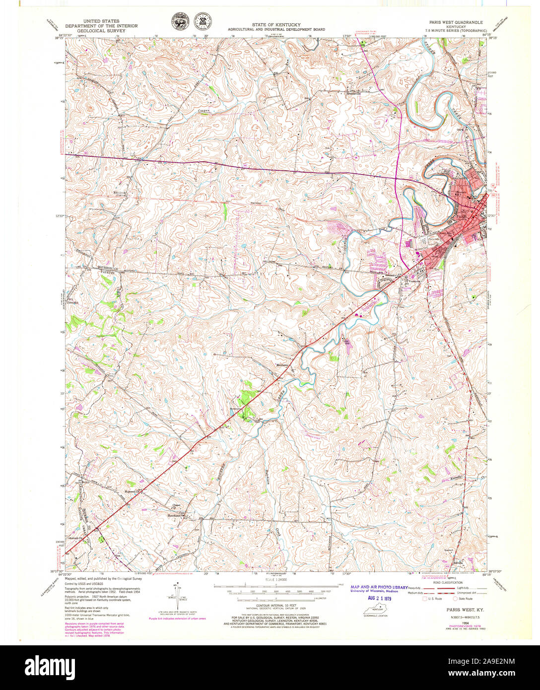 Paris historical map Cut Out Stock Images & Pictures - Alamy