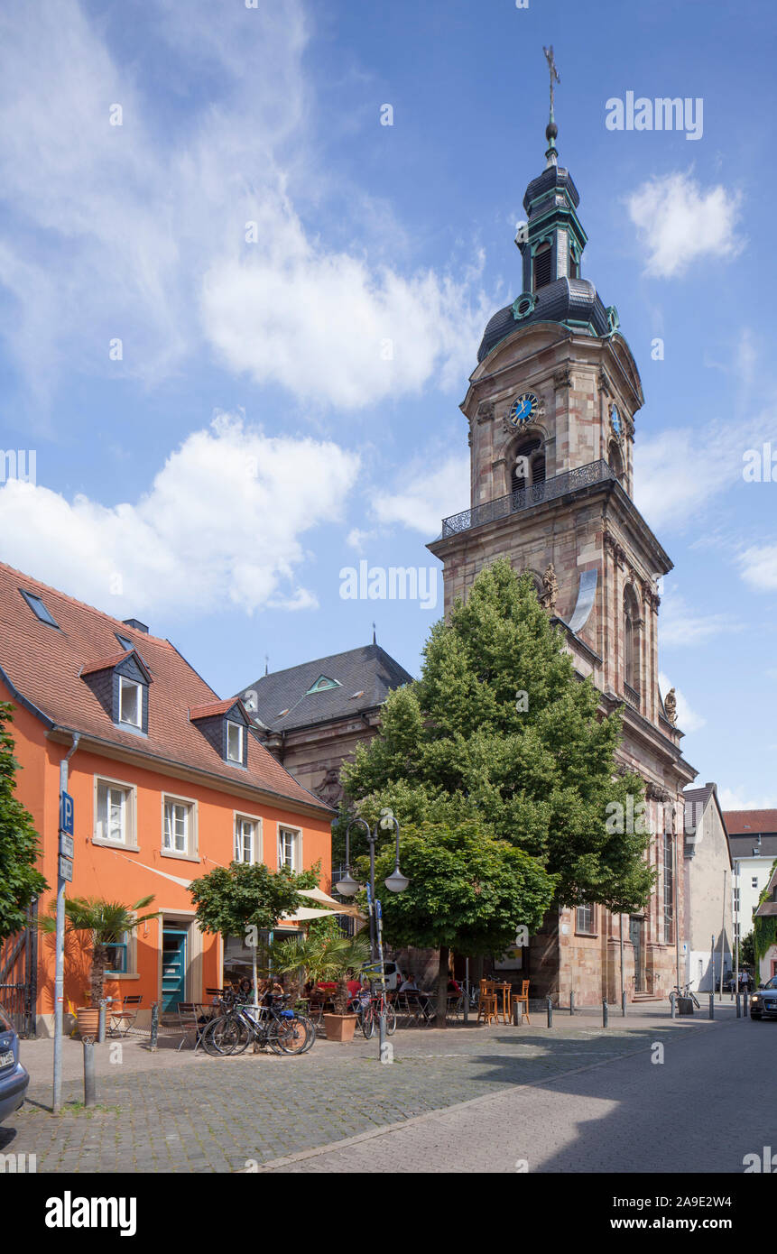 Germany saarland saarbrucken church st hi-res stock photography and ...