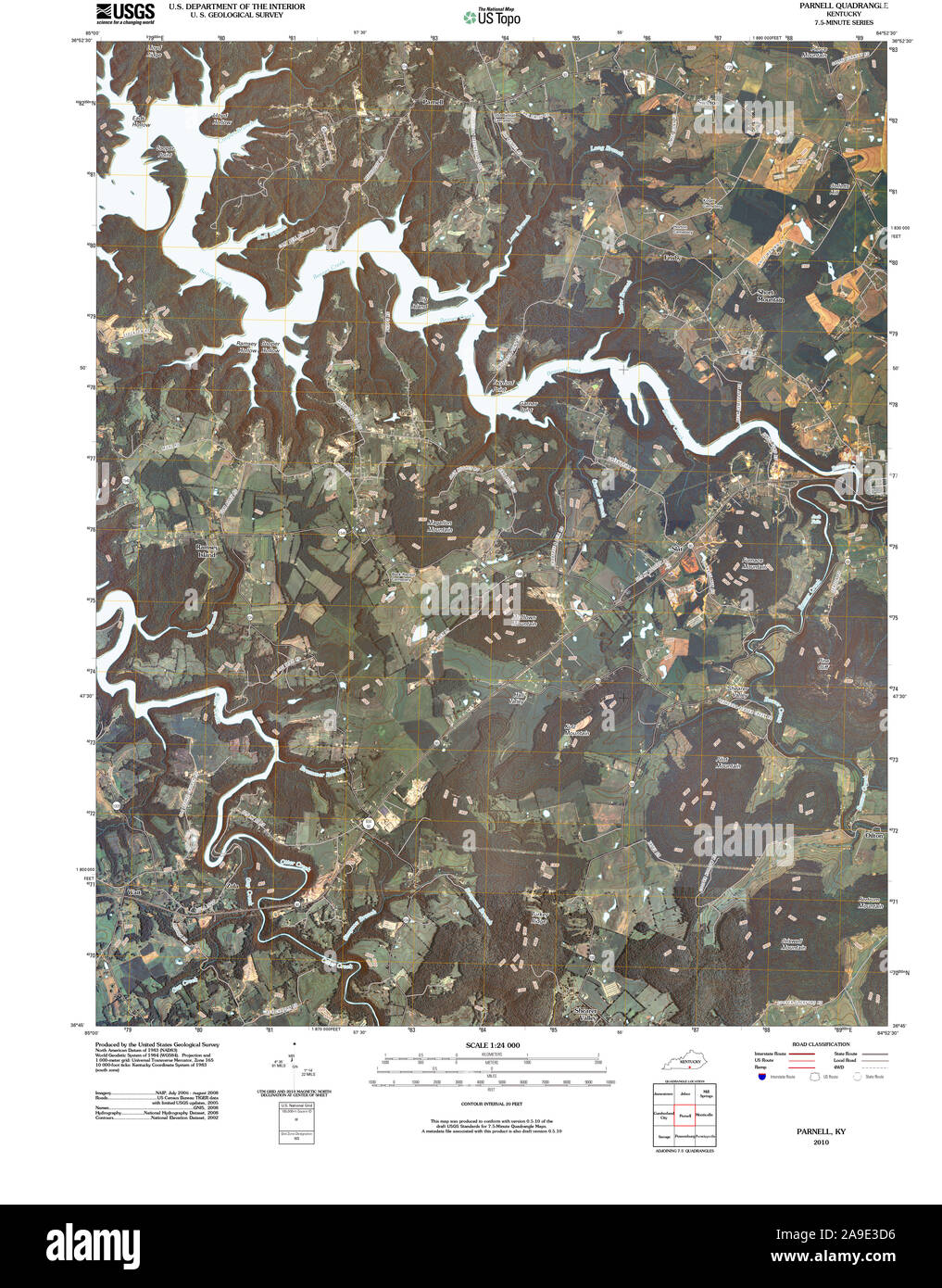 Historical map of kentucky Cut Out Stock Images & Pictures - Alamy