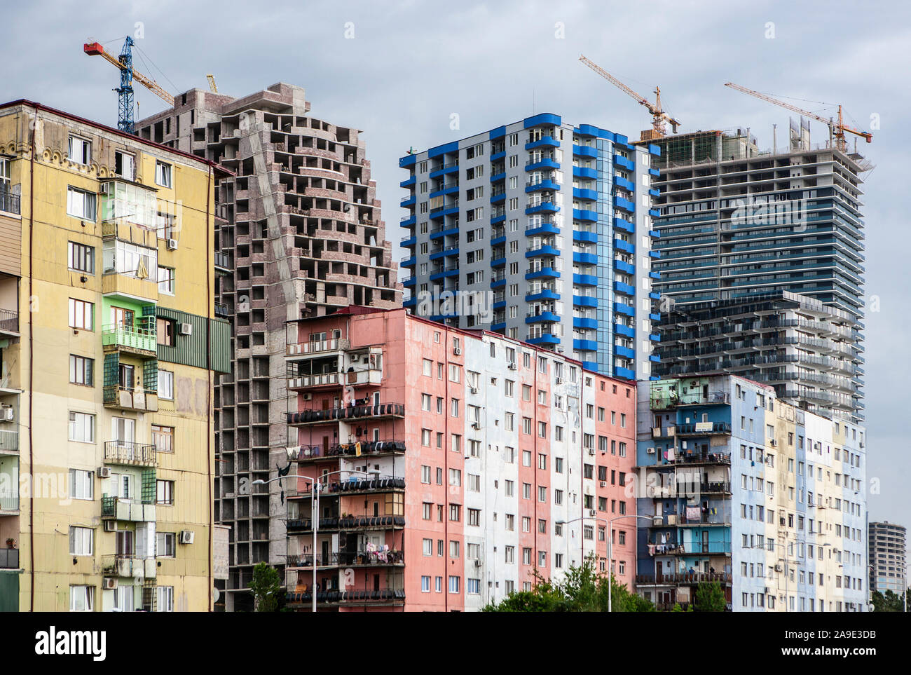 Georgia, Adscharien, Batumi, high rises Stock Photo - Alamy