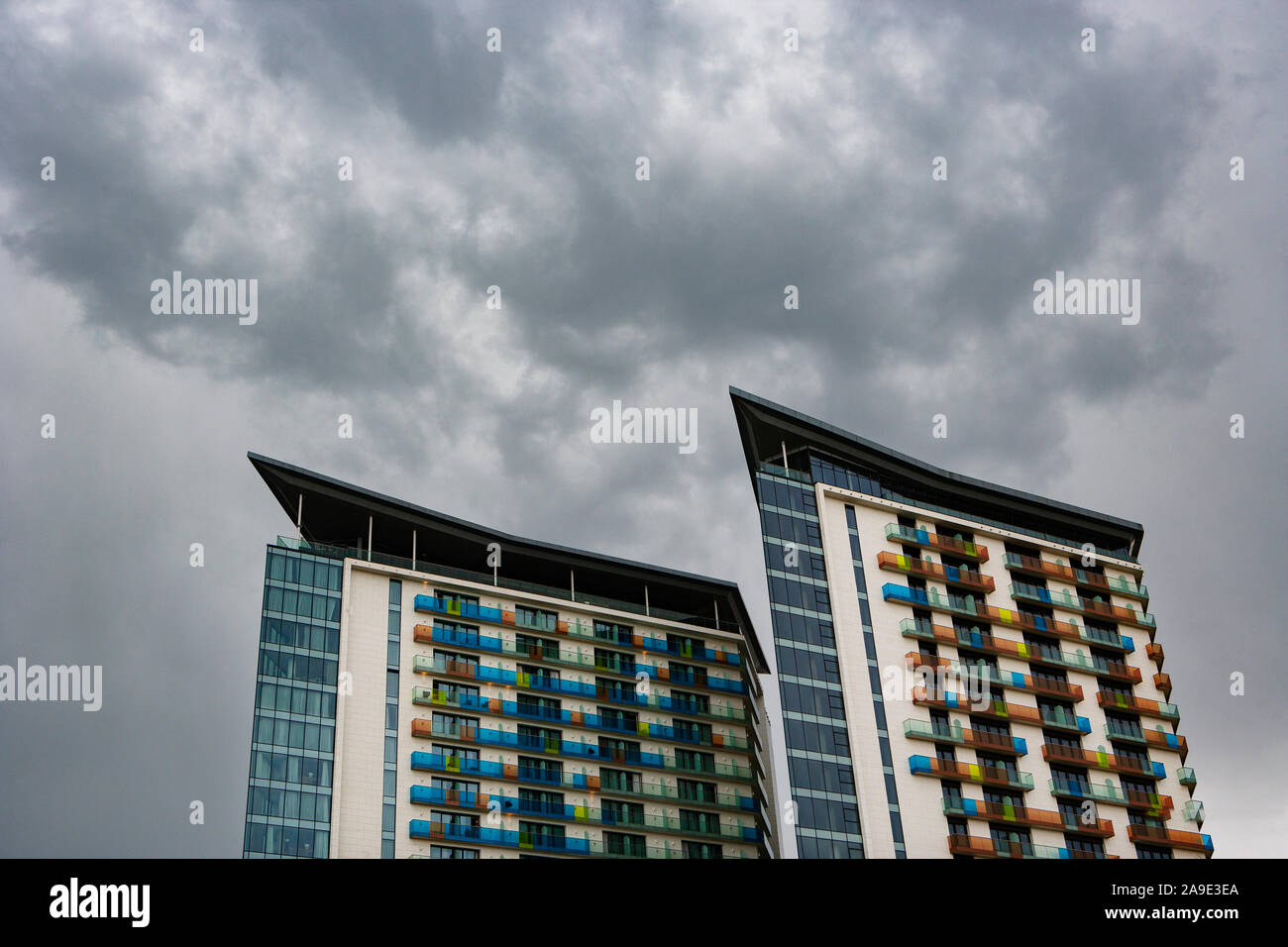 Georgia, Adscharien, Batumi, high rises, cloudy sky Stock Photo - Alamy