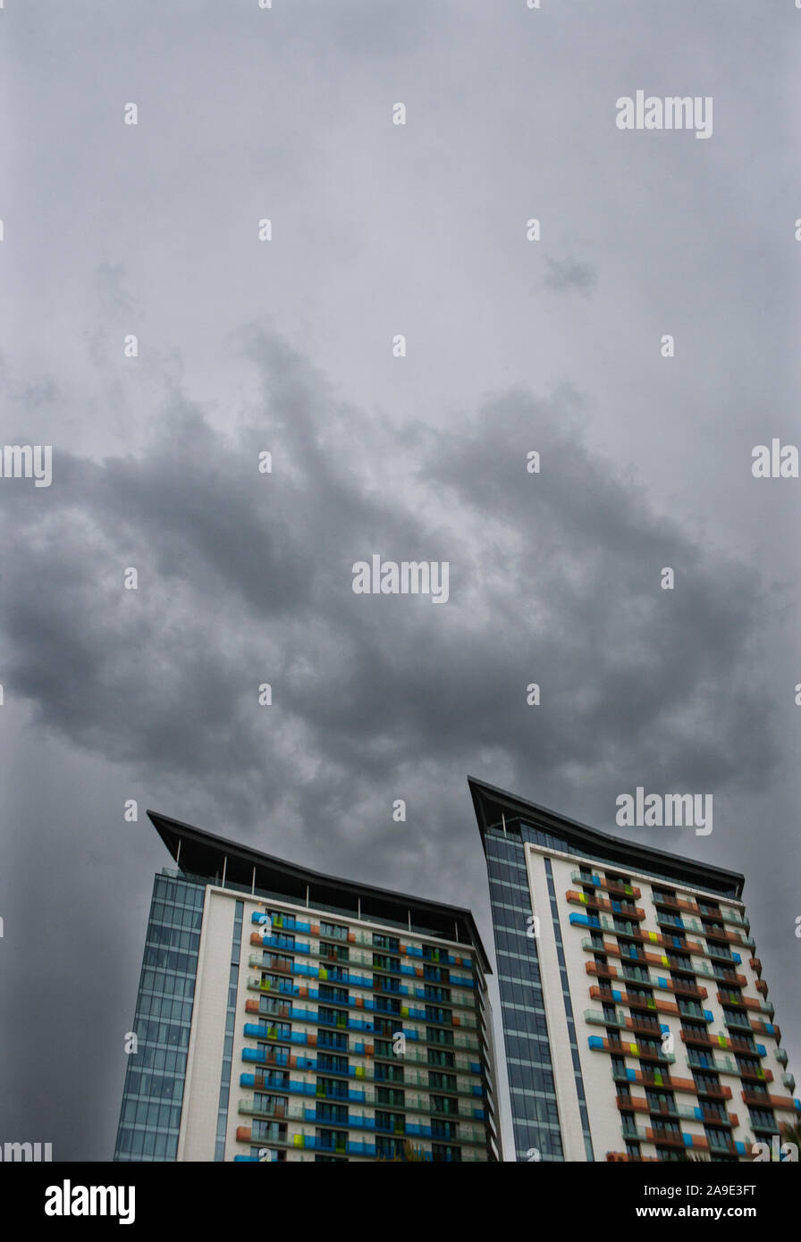 Georgia, Adscharien, Batumi, high rises, cloudy sky Stock Photo - Alamy