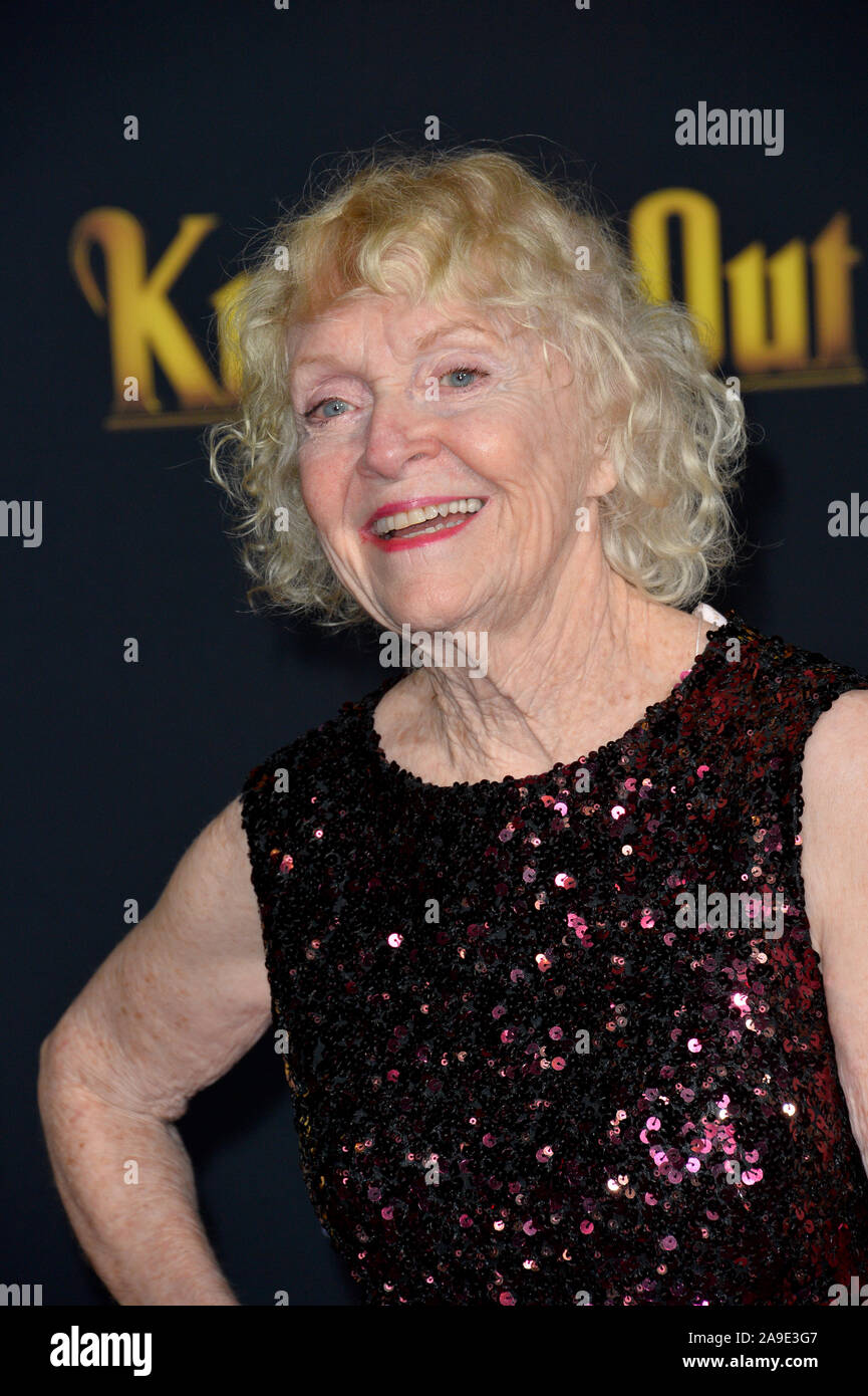 Los Angeles, USA. 14th Nov, 2019. K Callan at the premiere of "Knives ...