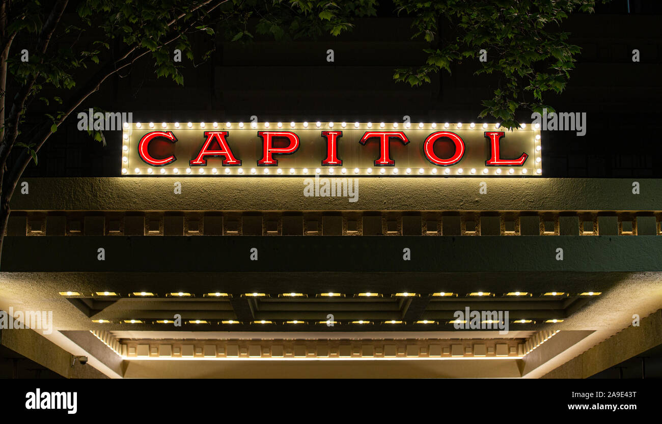 Capitol theatre sign hi-res stock photography and images - Alamy