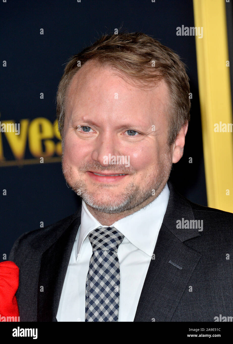 Los Angeles, USA. 14th Nov, 2019. Rian Johnson at the premiere of ...