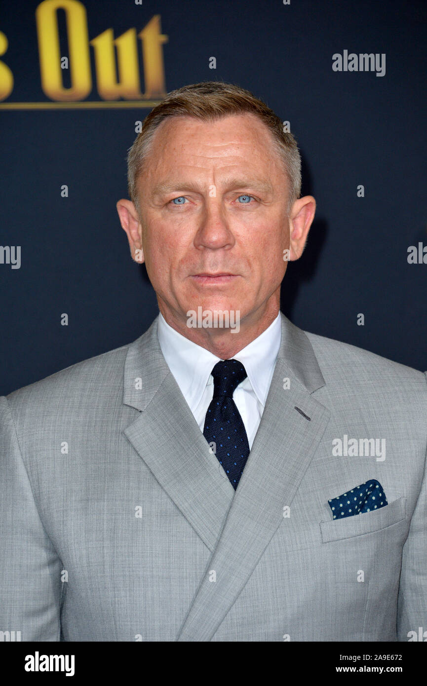 Los Angeles, USA. 14th Nov, 2019. Daniel Craig at the premiere of ...