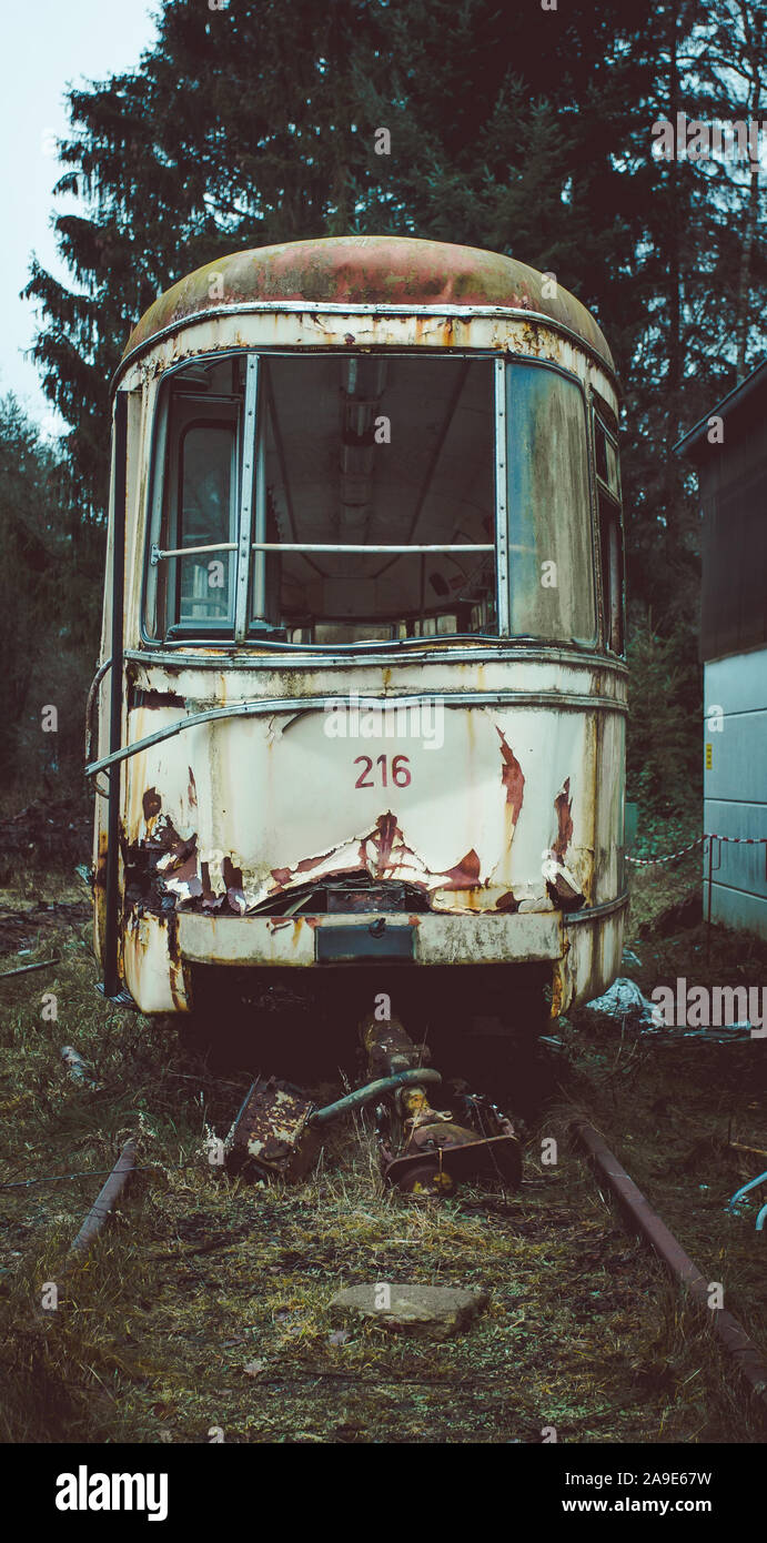 Railway tramcars hi-res stock photography and images - Alamy