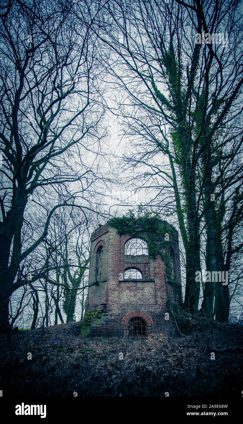old tower, wood, abandoned Stock Photo - Alamy