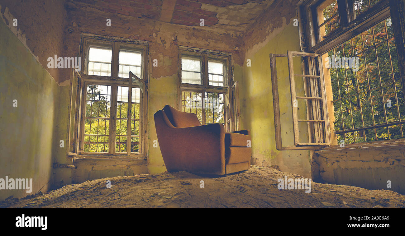 Broken back window hi-res stock photography and images - Alamy