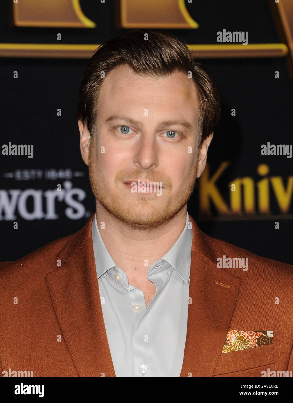 Los Angeles, CA. 14th Nov, 2019. Noah Segan at arrivals for KNIVES OUT ...