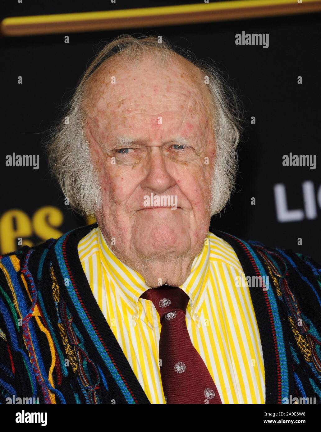 Los Angeles, CA. 14th Nov, 2019. Emmet Walsh at arrivals for KNIVES OUT ...