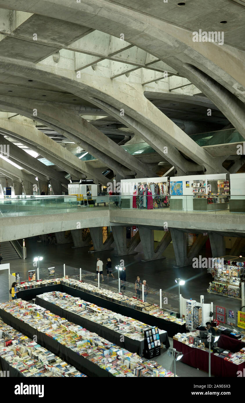 Railway station Orient designed from Santiago Calatrava Stock Photo - Alamy