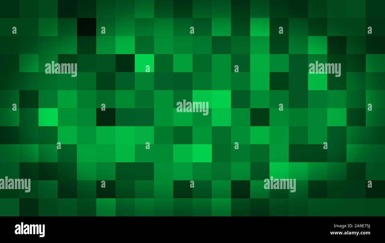 Green motion abstract background colorful pixels flashing and switch ...