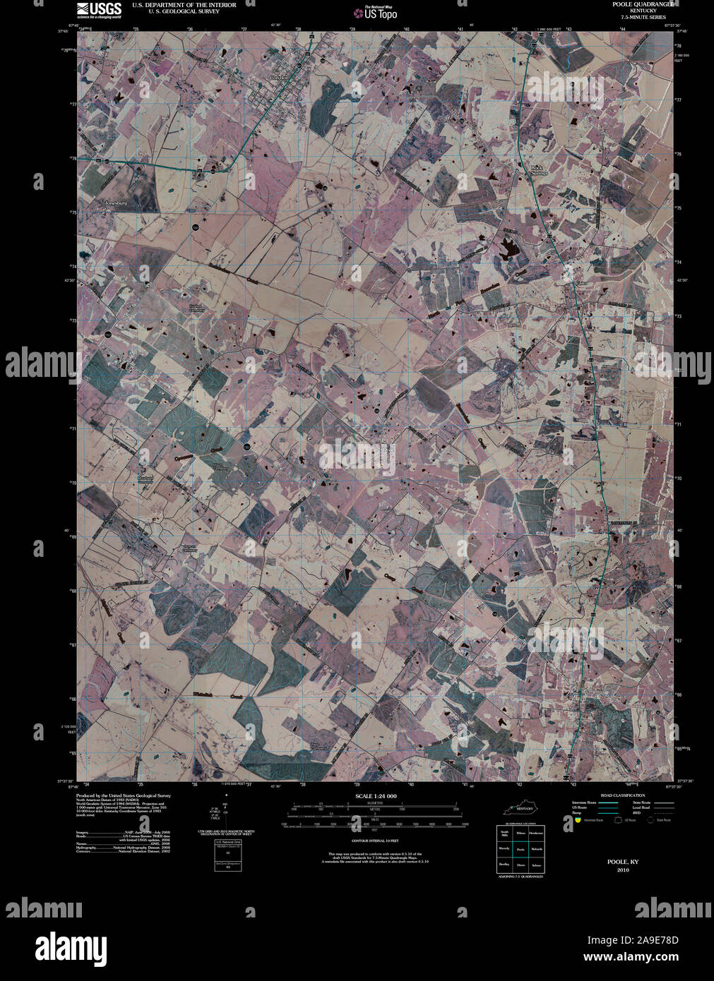 Poole maps hi-res stock photography and images - Alamy