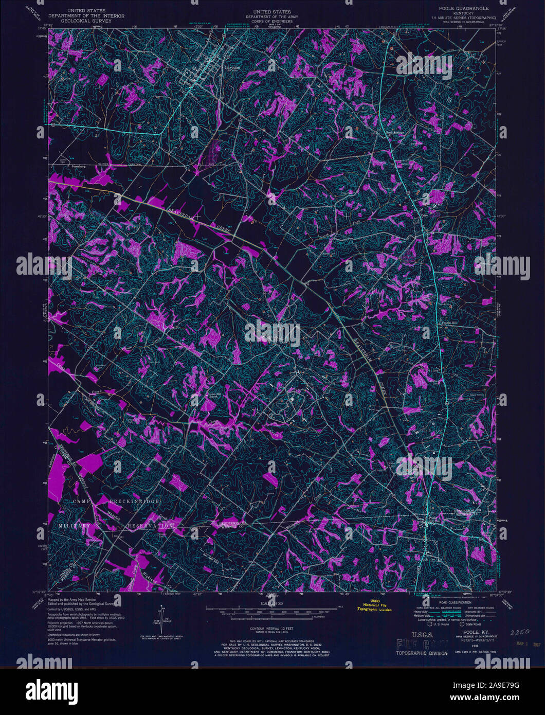 Poole maps hi-res stock photography and images - Alamy