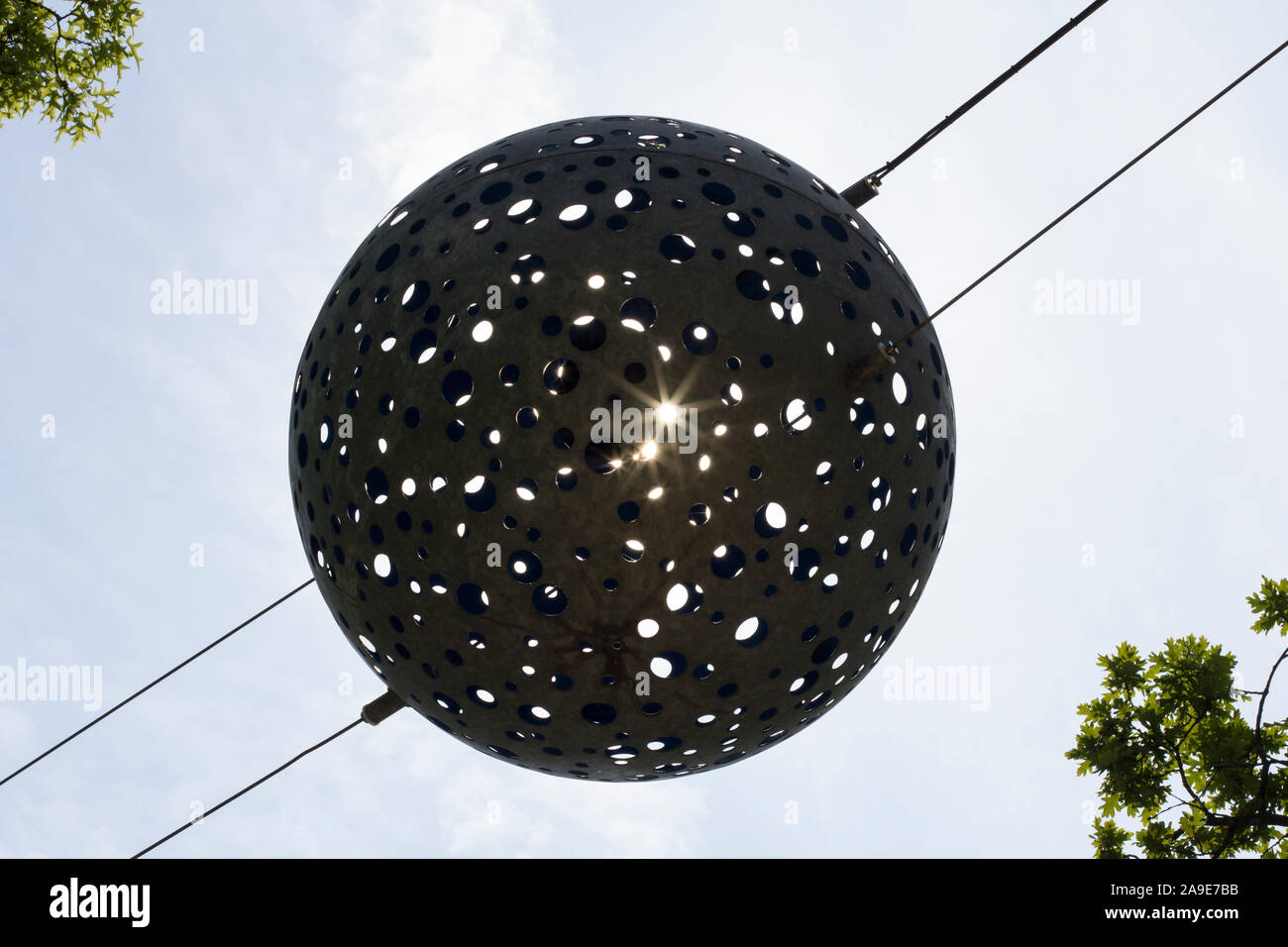 Sphere with holes Stock Photo - Alamy