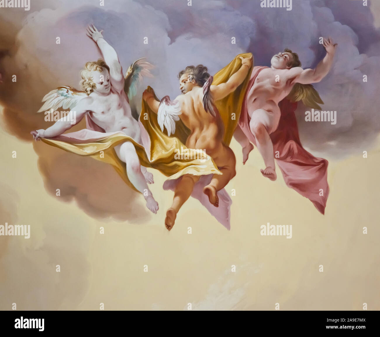 Religious figure sky painting hi-res stock photography and images - Alamy