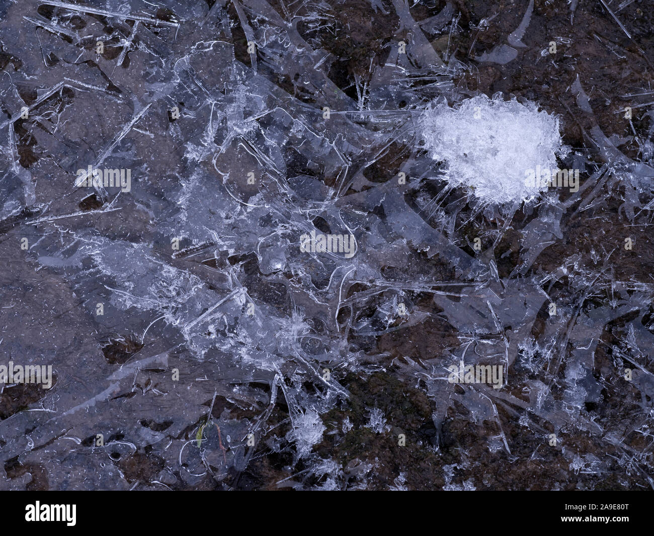 Ice structure on the edersee hi-res stock photography and images - Alamy