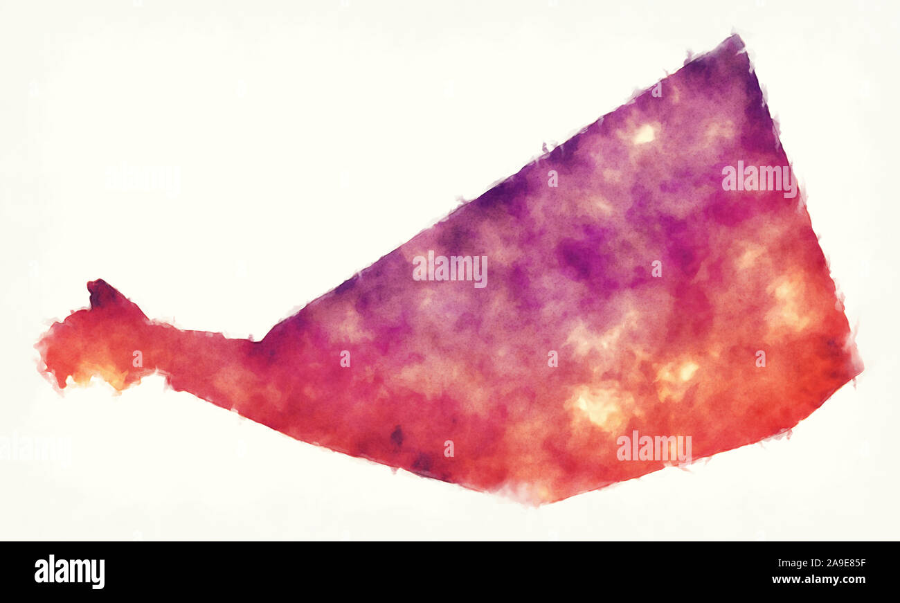 Mafraq Jordan governorate map grey illustration silhouette shape Stock ...