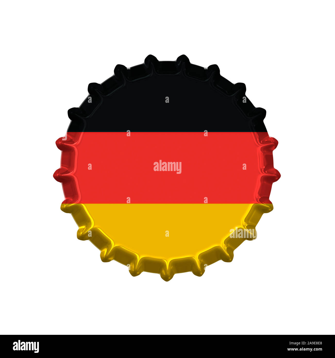 Germany flag illustration Cut Out Stock Images & Pictures - Alamy