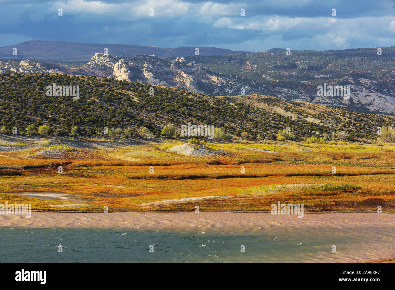 Sandstone formations in Utah, USA. Beautiful Unusual landscapes Stock ...