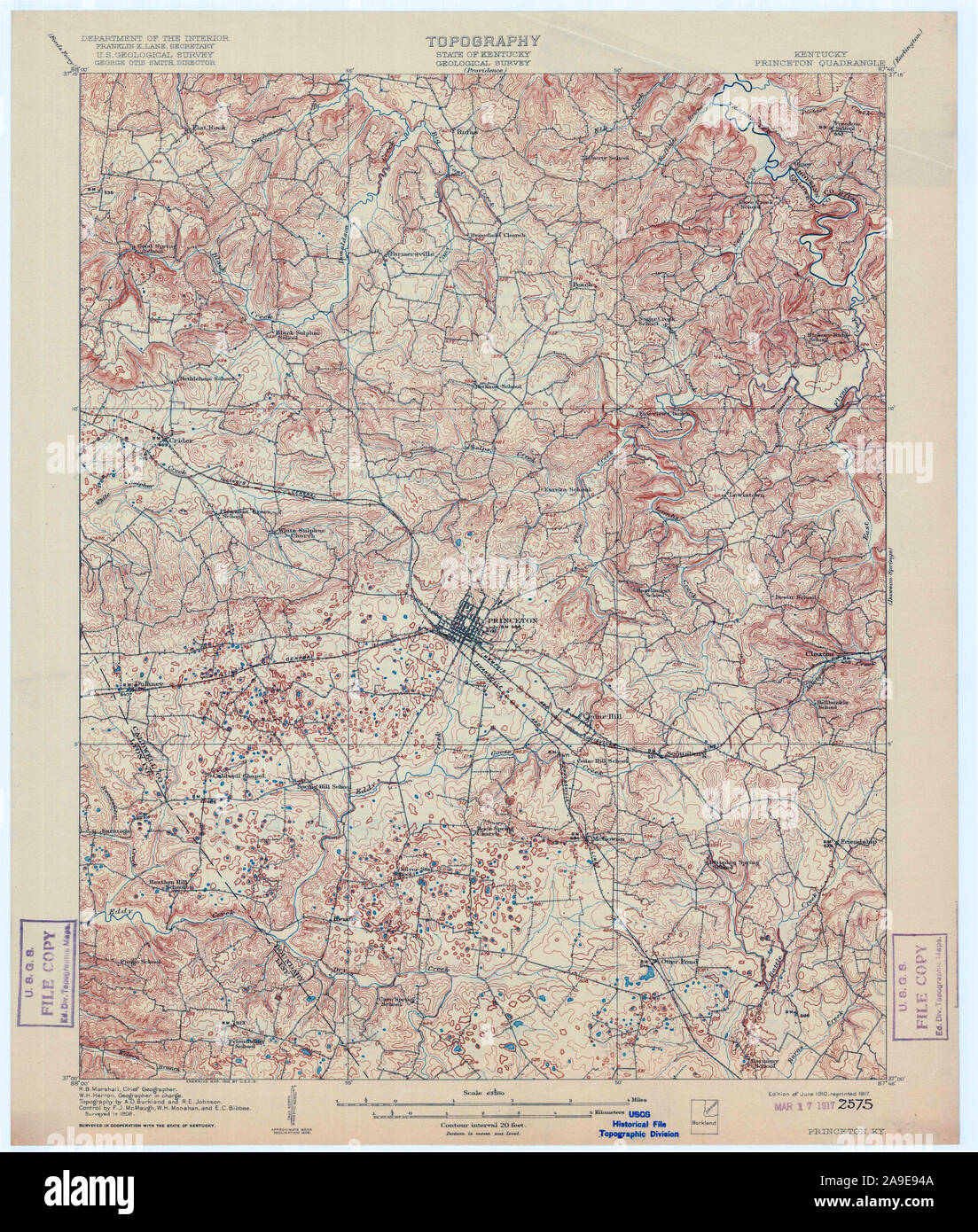 Princeton Kentucky Map High Resolution Stock Photography and Images - Alamy