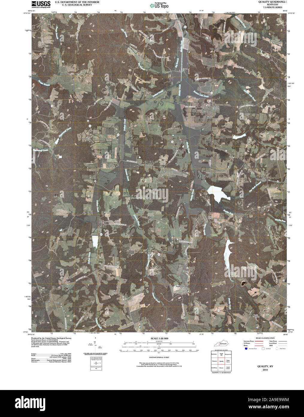 Historical map of kentucky hi-res stock photography and images - Alamy