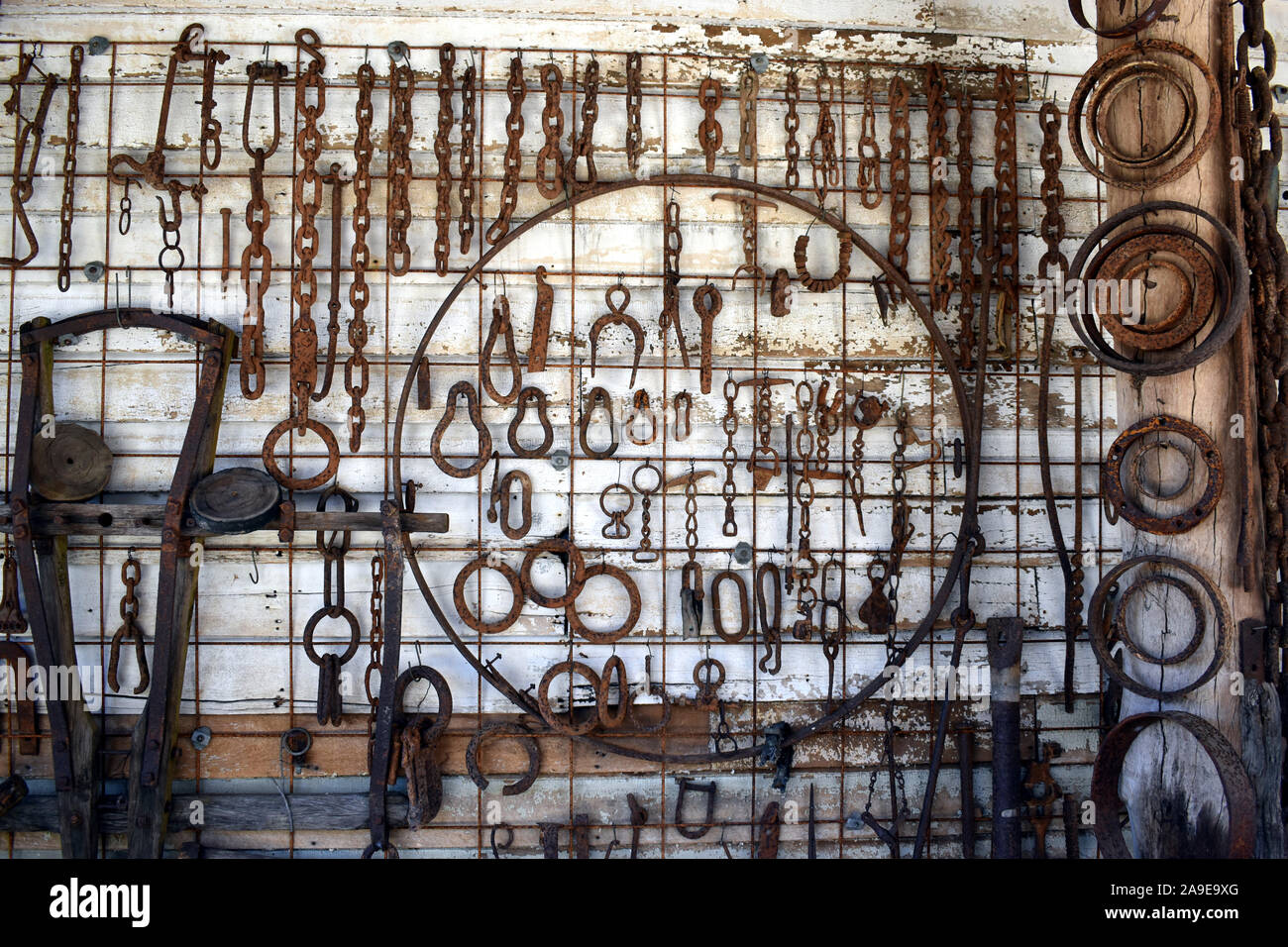 Vintage antique farm tools hi-res stock photography and images - Alamy