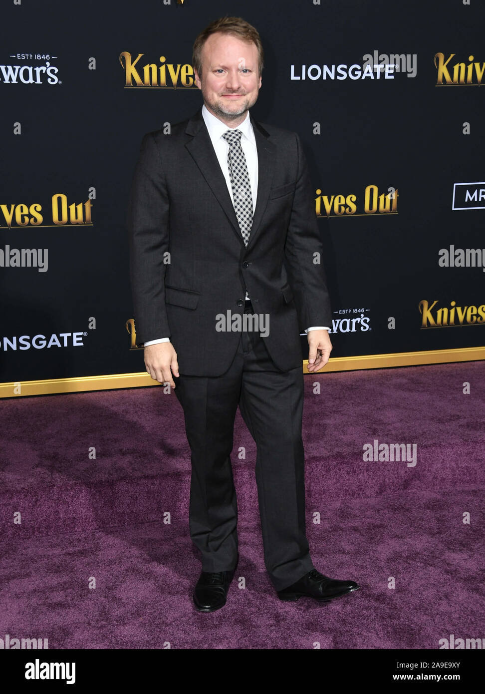 Westwood, California, USA. 14th Nov, 2019. Rian Johnson. "Knives Out ...