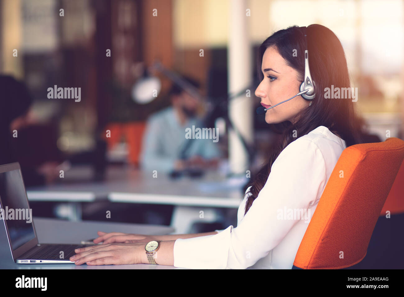 startup business people group working everyday job at modern office ...