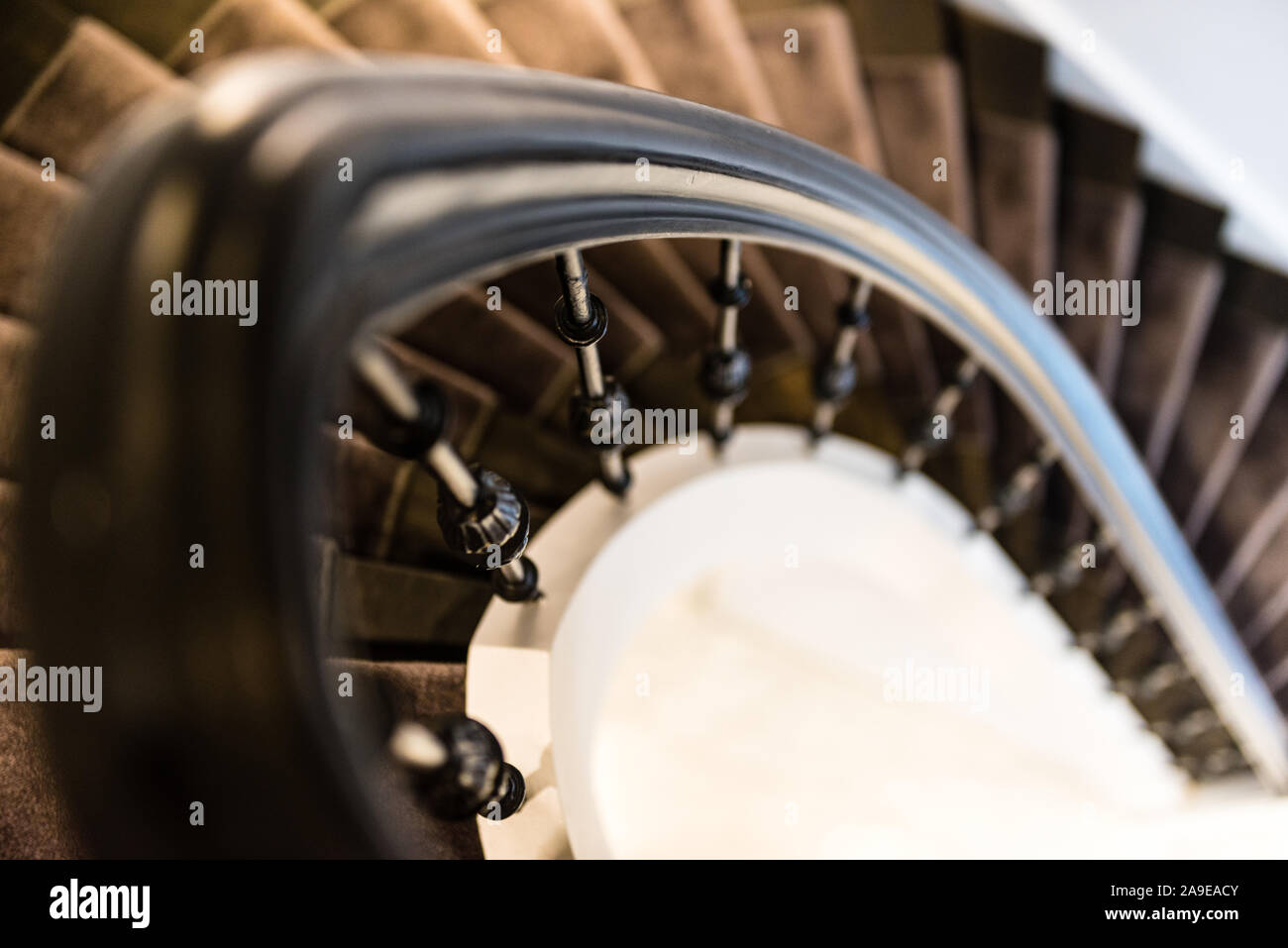 Bent hand rail hi-res stock photography and images - Alamy
