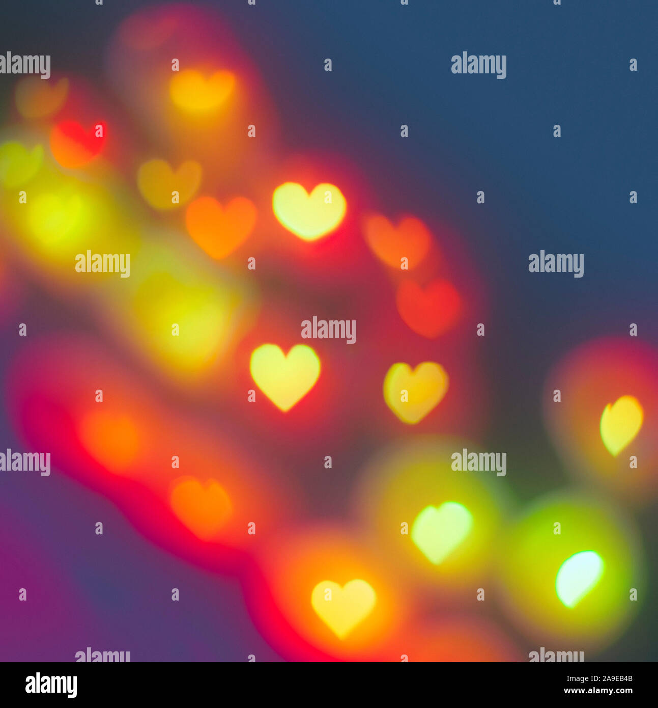 An image of a nice hearts lights background Stock Photo - Alamy