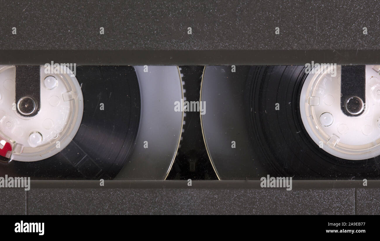 Old Video-8 cassette tape, isolated on white background Stock Photo - Alamy