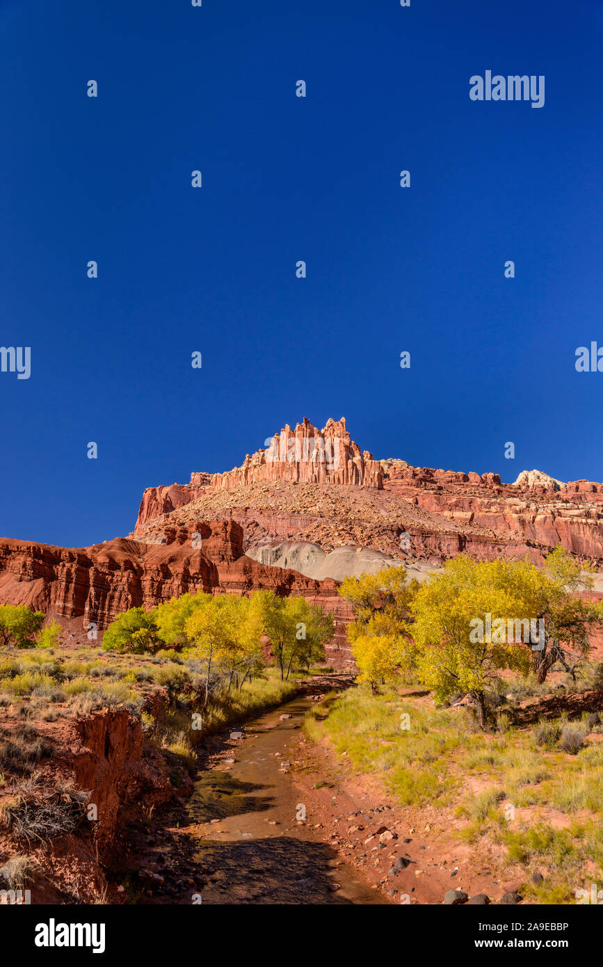 The USA, Utah, Wayne County, Torrey, Capitol Reef Nationwide park ...