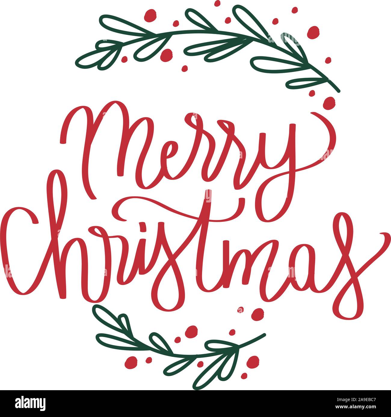Merry christmas for wall decals, wall sticker - Vector Stock Vector ...