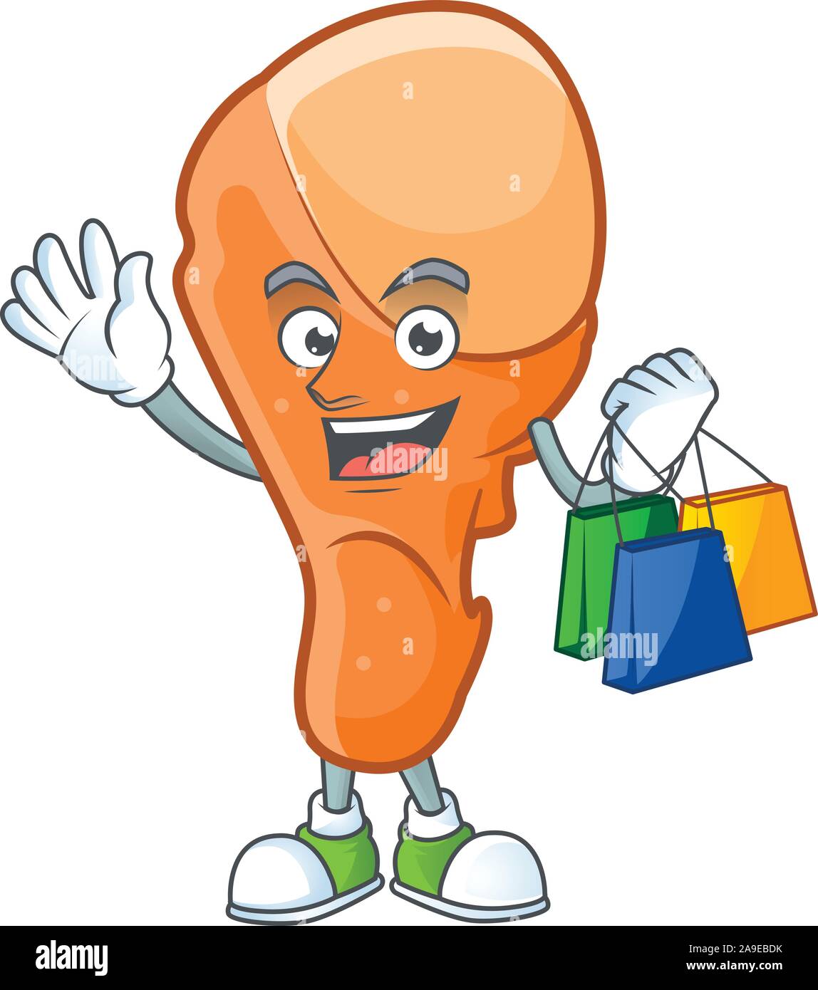 Chicken thigh bag Stock Vector Images - Alamy