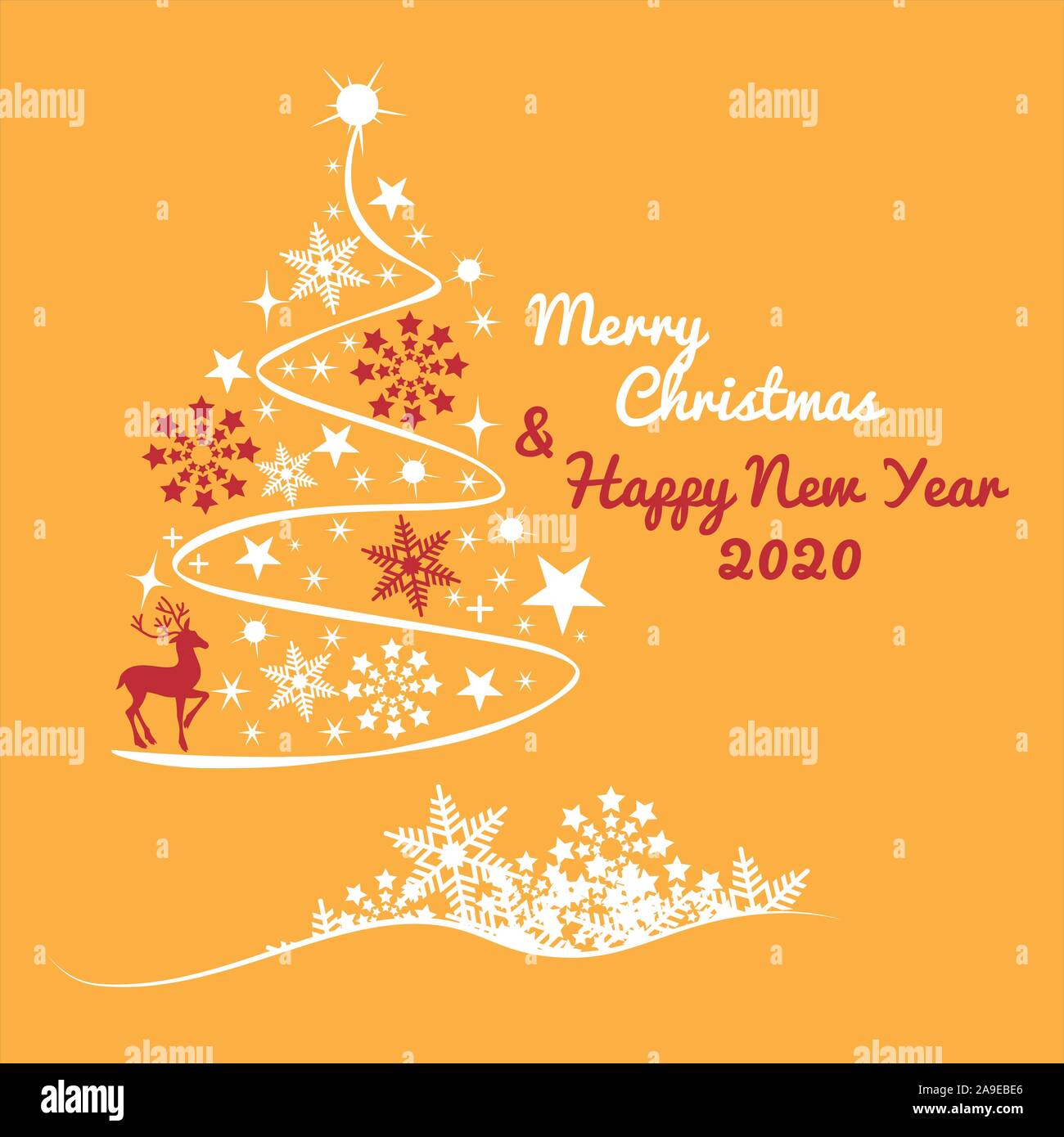 Merry christmas for wall decals, wall sticker - Vector Stock Vector ...