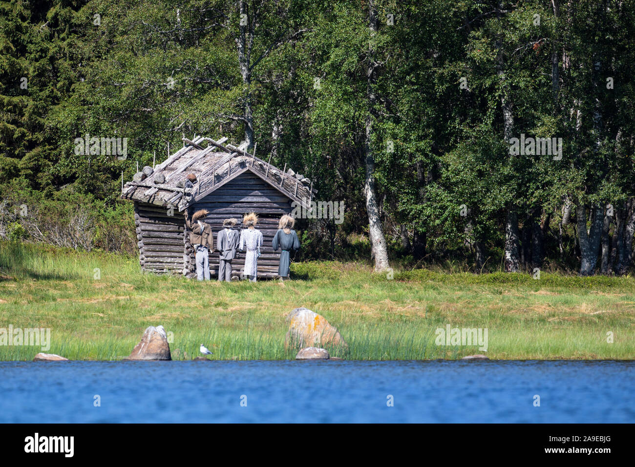 Old log cabin finland hi-res stock photography and images - Alamy